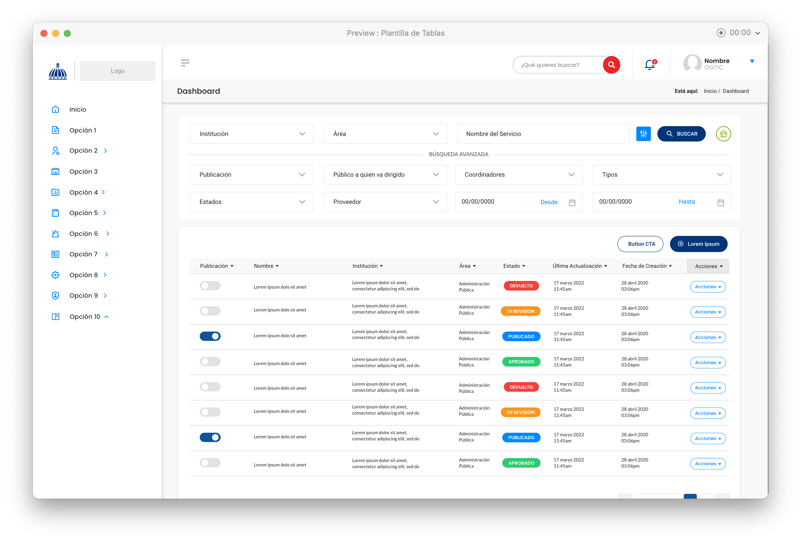 Plantillas De Tablas Html Gratis at Anne Rodriquez blog